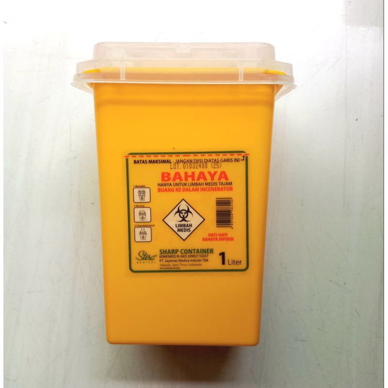 Jual Sharp Container 1L Tempat Limbah Tajam Medis | Shopee Indonesia