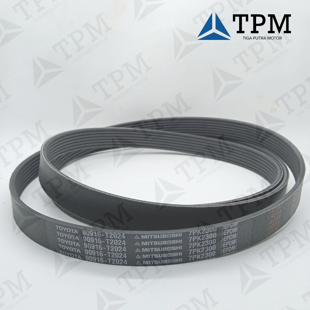 Jual V-BELT TALI KIPAS TOYOTA INNOVA BENSIN / FORTUNER BENSIN / HILUX BENSIN 7PK2300 90916-T2024 ...