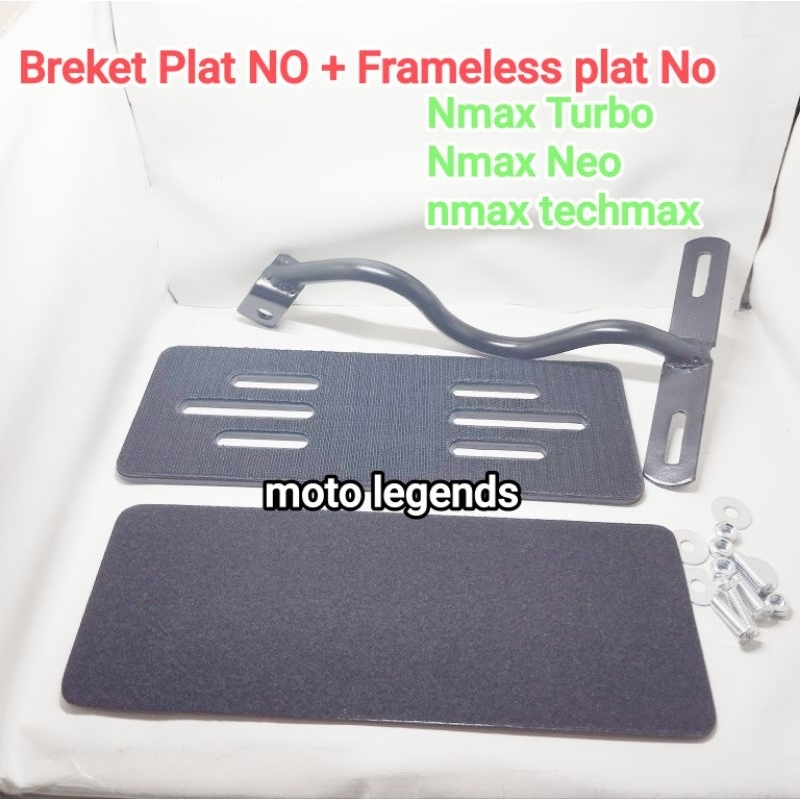 Jual Bracket Plat Nmax Turbo + Frameless Plat No Nmax Neo Turbo ...