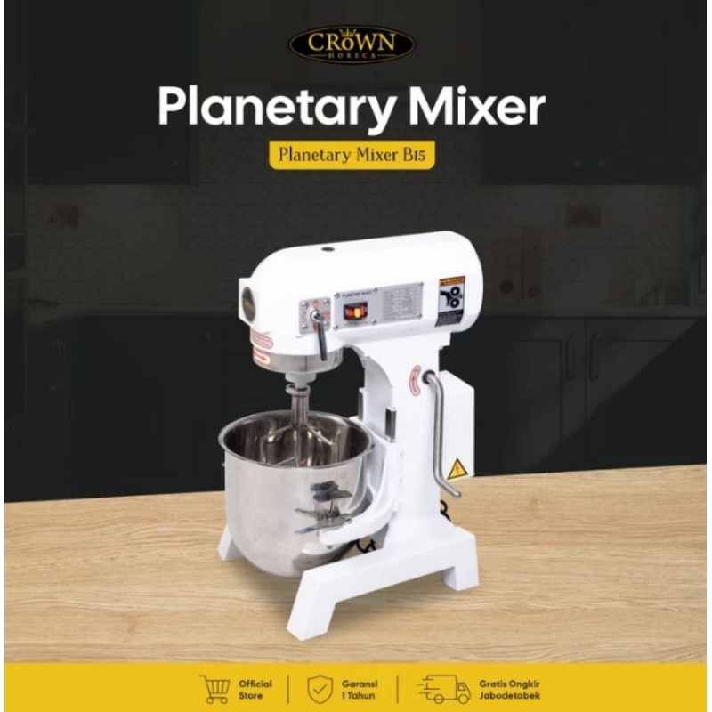 Jual Mixer Crown Planetary B20 Liter | Shopee Indonesia