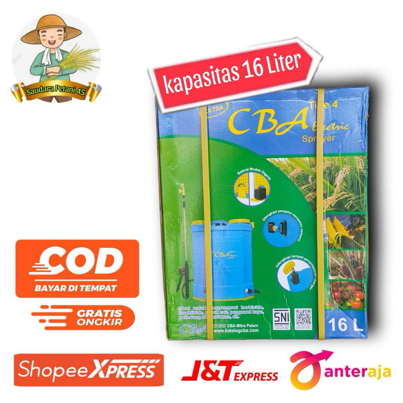 Jual Sprayer Ultra CBA electric tipe 4 kapasitas 16 Liter | Shopee ...