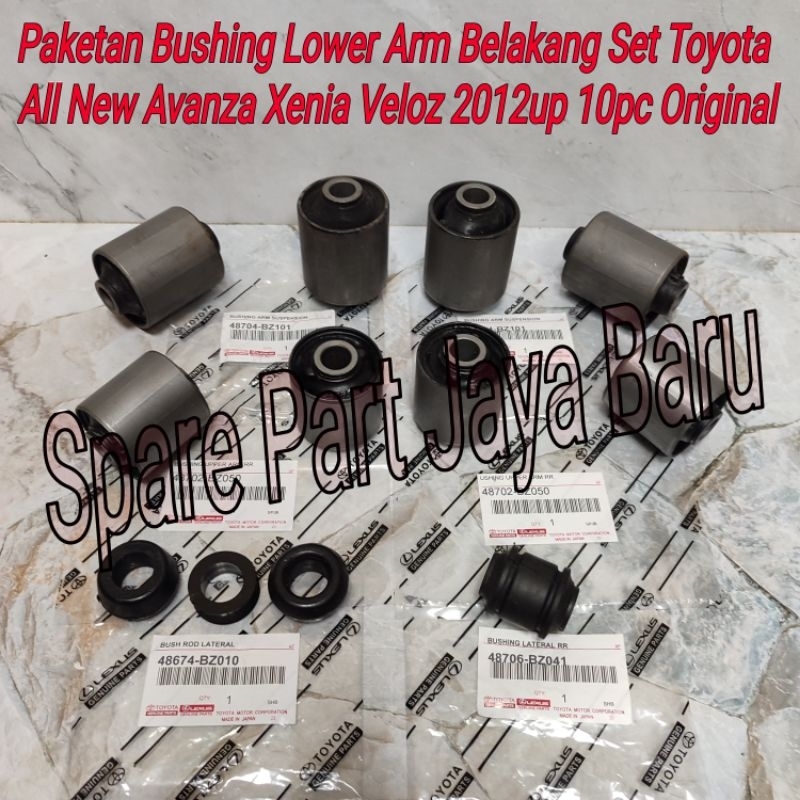 Jual Bushing Arm Belakang Atas Bawah & Bushing As Lateral Set Toyota ...