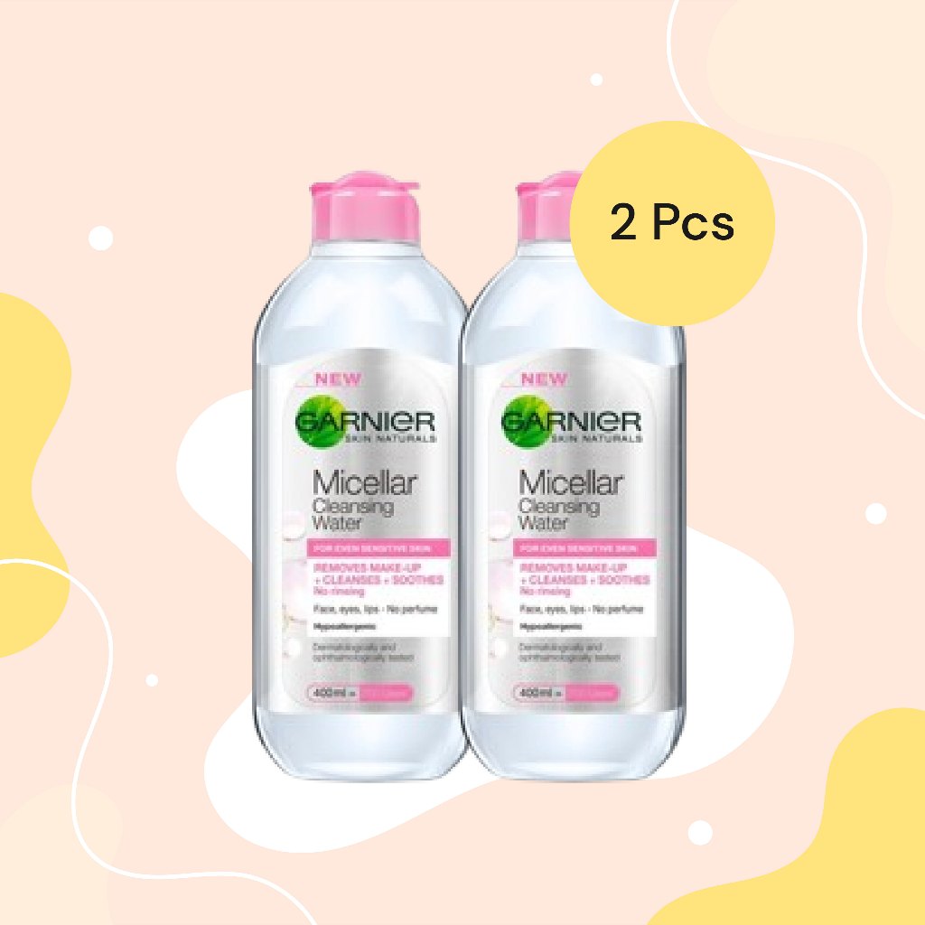 Jual Garnier Micellar Cleansing Water Pink Skin Care - 400ml | Shopee ...