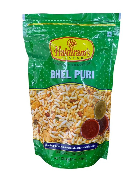 Jual Bhel Puri Haldiram 150 gr / Snack India Cemilan Bel Chaat Haldirams | Shopee Indonesia