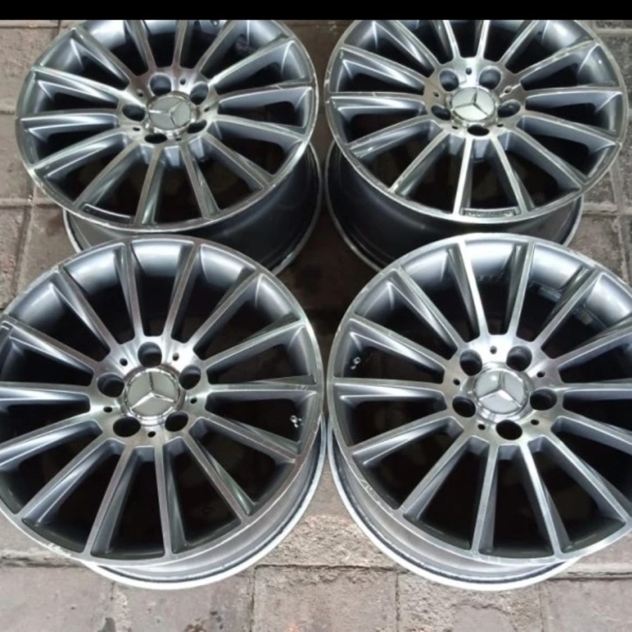 Jual VELG MOBIL BEKAS MERCY R17 BAUT 5 HSR ROSTOCK BLADE R17X8.5 H5X112 ...
