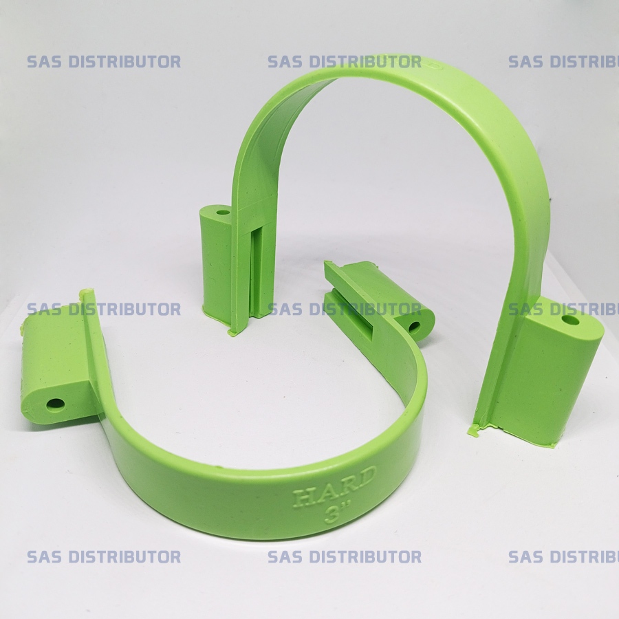 Jual Klem Pipa 3" inch Hard / Klem Pipa PVC 3" inch PVC / Pipe Clamp 3 ...