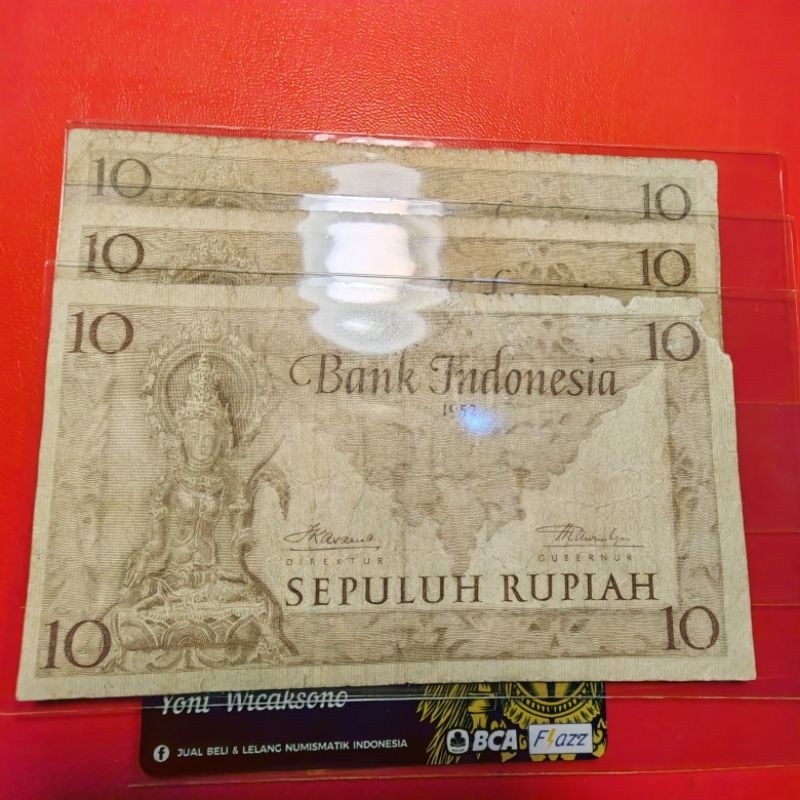 Jual 10 rupiah budaya tahun 1952 asli sesuai foto | Shopee Indonesia