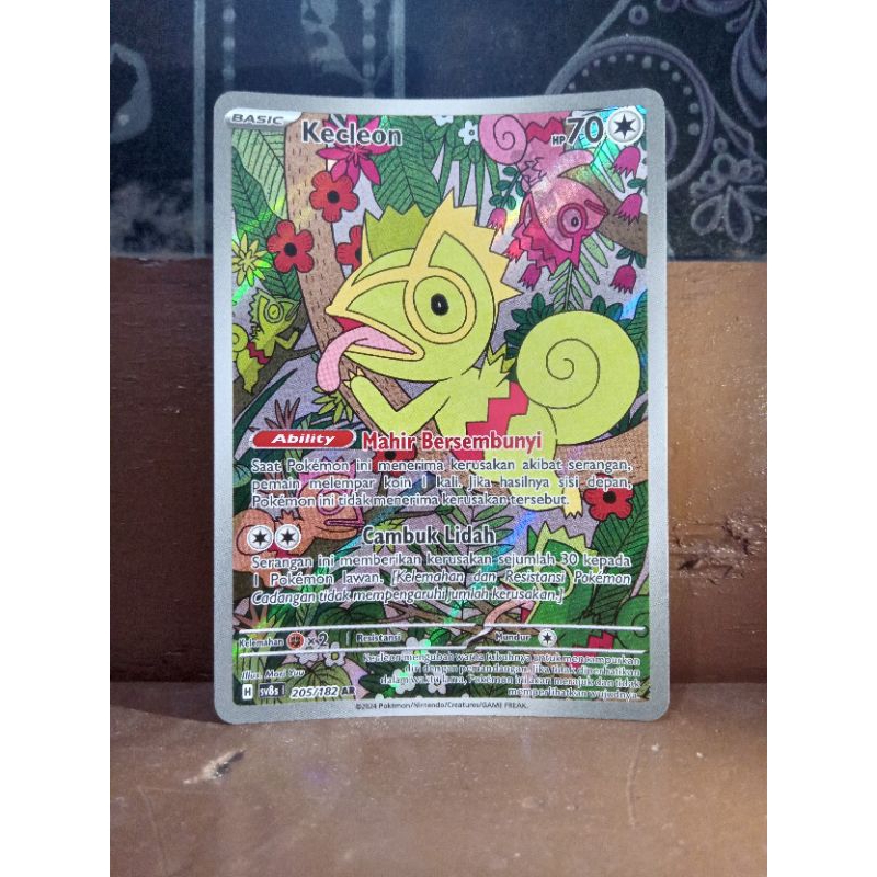 Jual Kartu POKEMON ORIGINAL INDONESIA HOLOGRAM KILAT RASI KECLEON AR ...