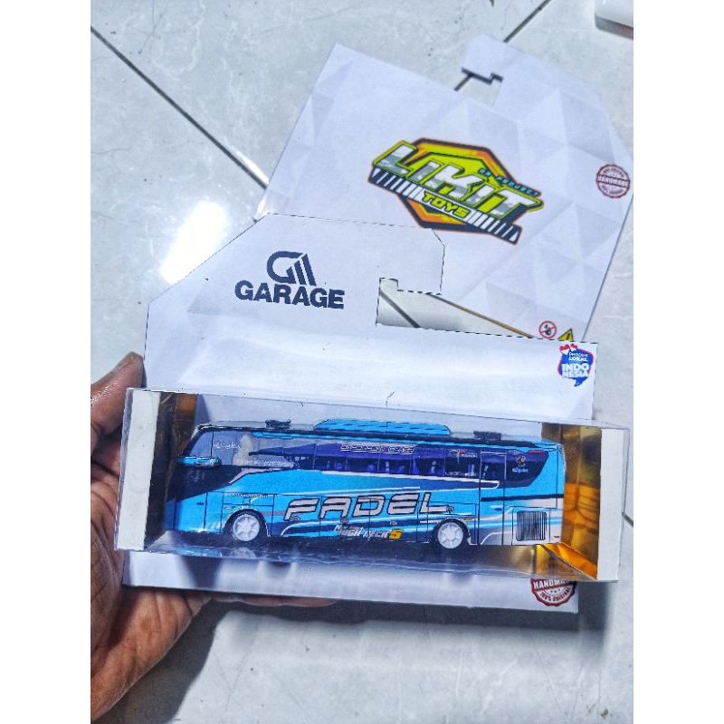 Jual Miniatur bus RATU PANDORA Jet Bus 5 MSM ASYROF FADEL Diecast Bus ...