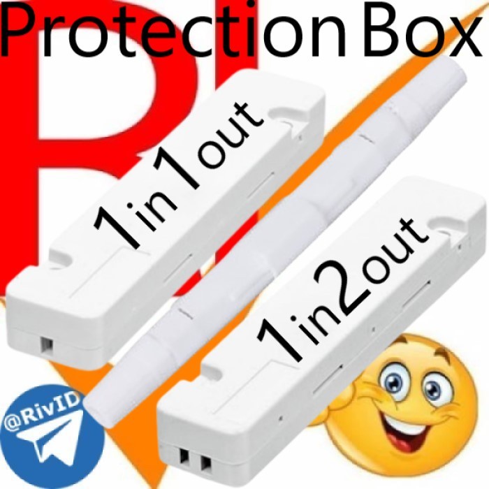 Jual Protection Box Drop Cable Closure FO Splice Protector Tray Join Joint kit Fiber Optic ...