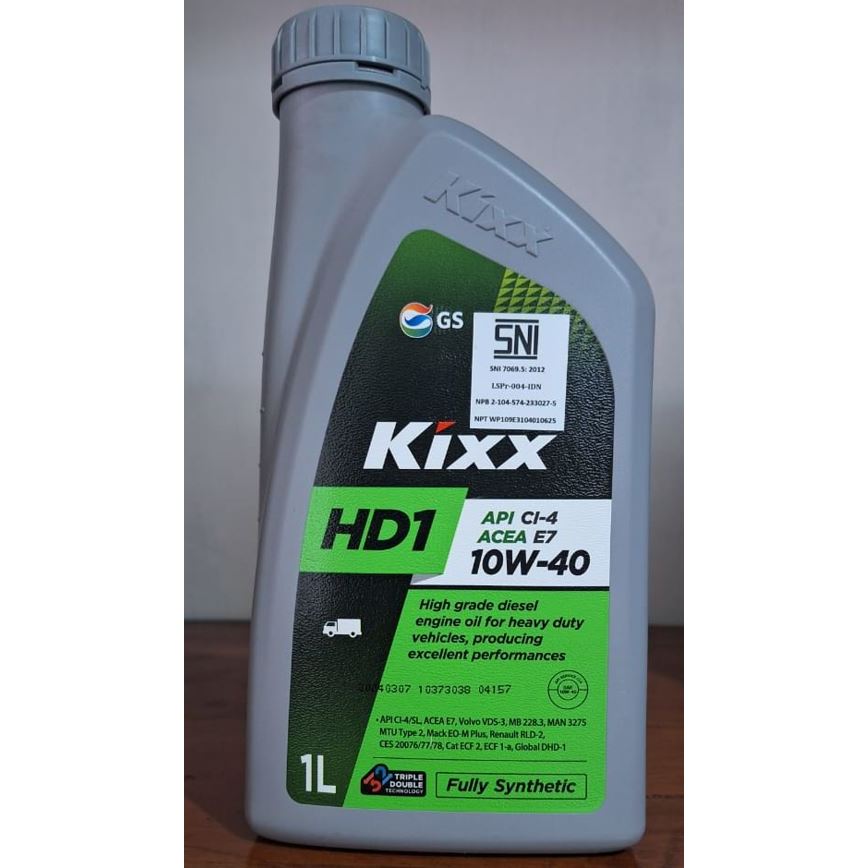 Jual KIXX HD1 10w40 10w-40 API CI-4/SL ACEA E7 Diesel 1 LITER | Shopee Indonesia