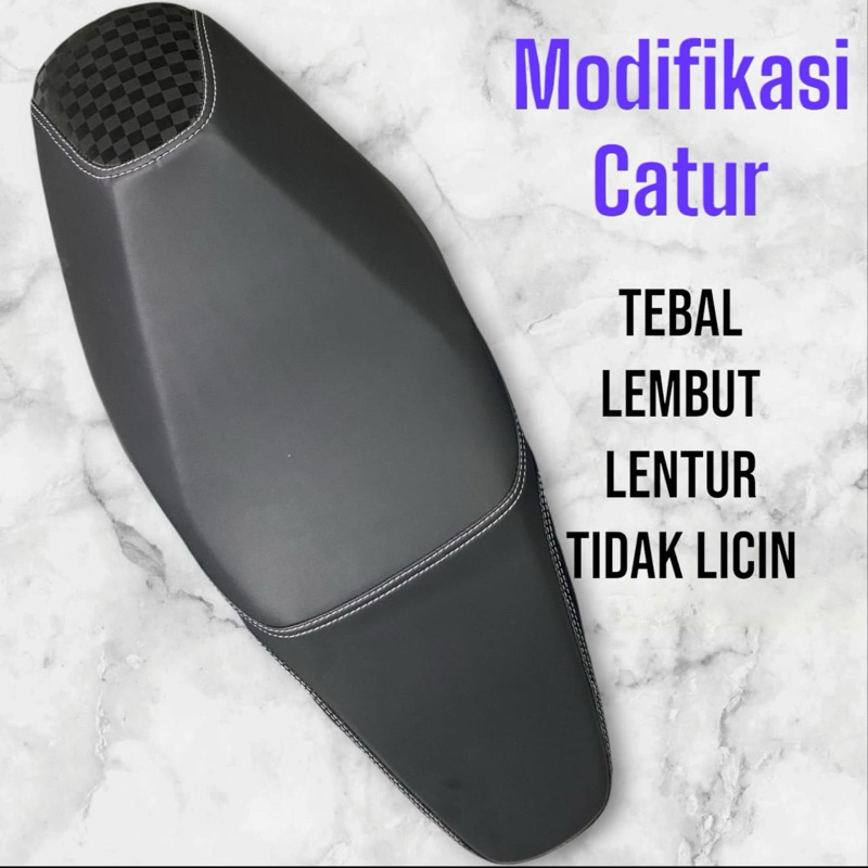 Jual kulit jok motor modifikasi catur untuk semua jenis motor | Shopee ...