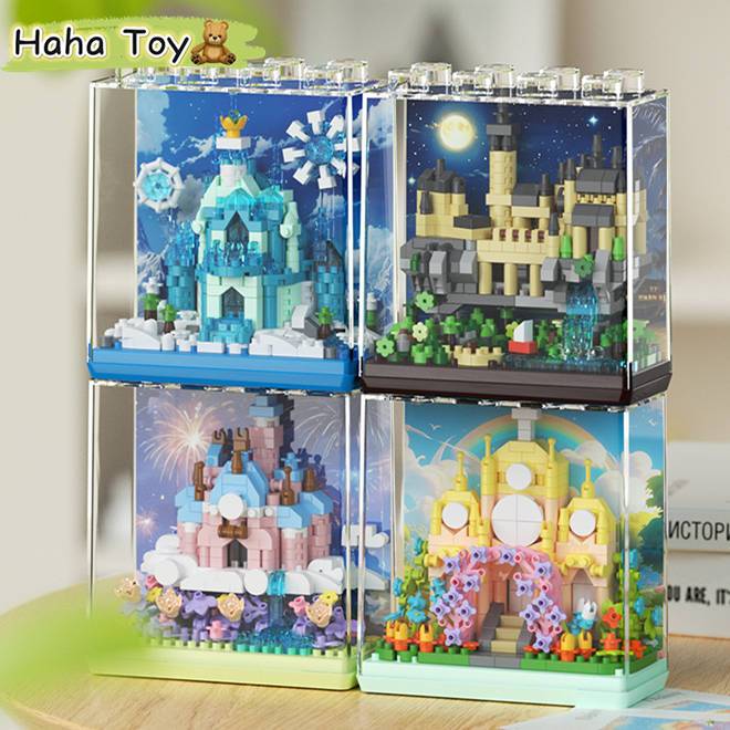 Jual HAHA TOY Blok Bangunan Perakitan Mainan Block Building Kastil ...