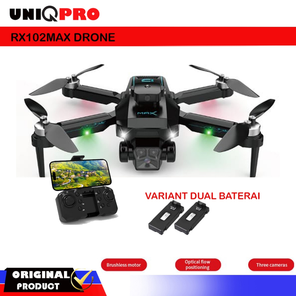 Jual RX102 MAX DRONE BRUSHLESS CAMERA 4K OPTICAL FLOW OBSTACLE AVOID ...