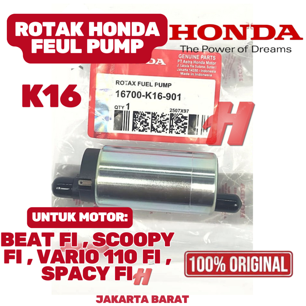 Jual GRANSI ORIGINAL ROTAK INJEKSI KODE K16 ASLI ORIGINAL HONDA BEAT FI ...