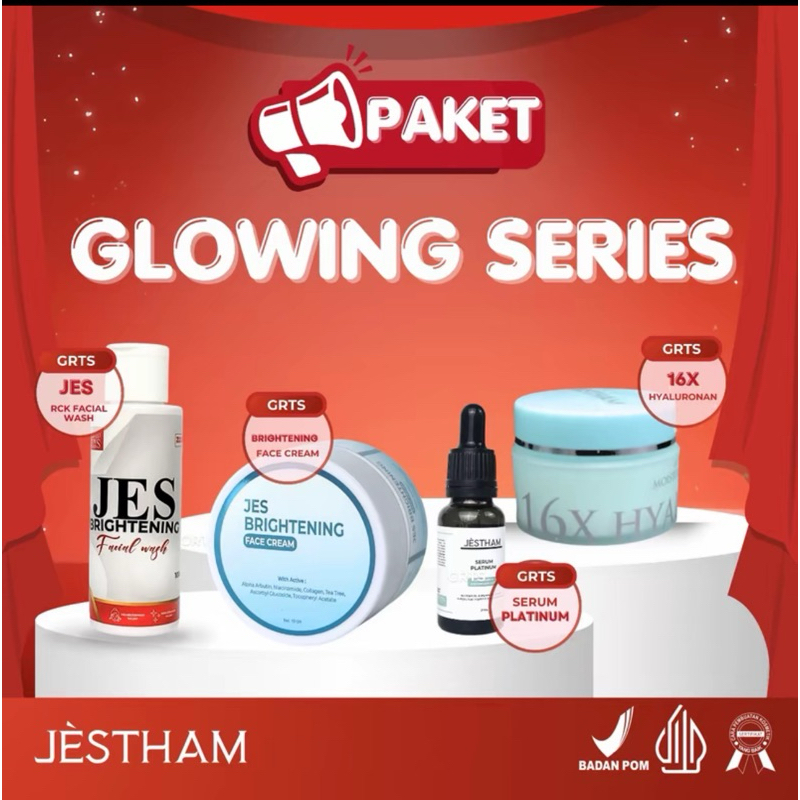 Jual OWNER JESTHAM - PAKET GLOWING FACE SERIES | Shopee Indonesia