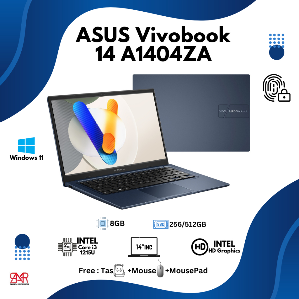 Jual ASUS Vivobook 14 A1404ZA intel Core i3 | Shopee Indonesia