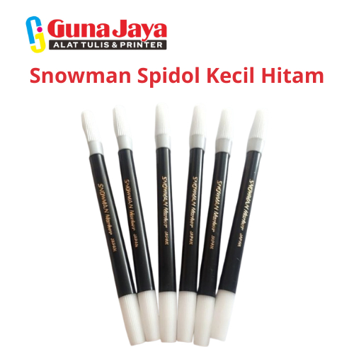 Jual Snowman Spidol Kecil Maker Hitam | Shopee Indonesia