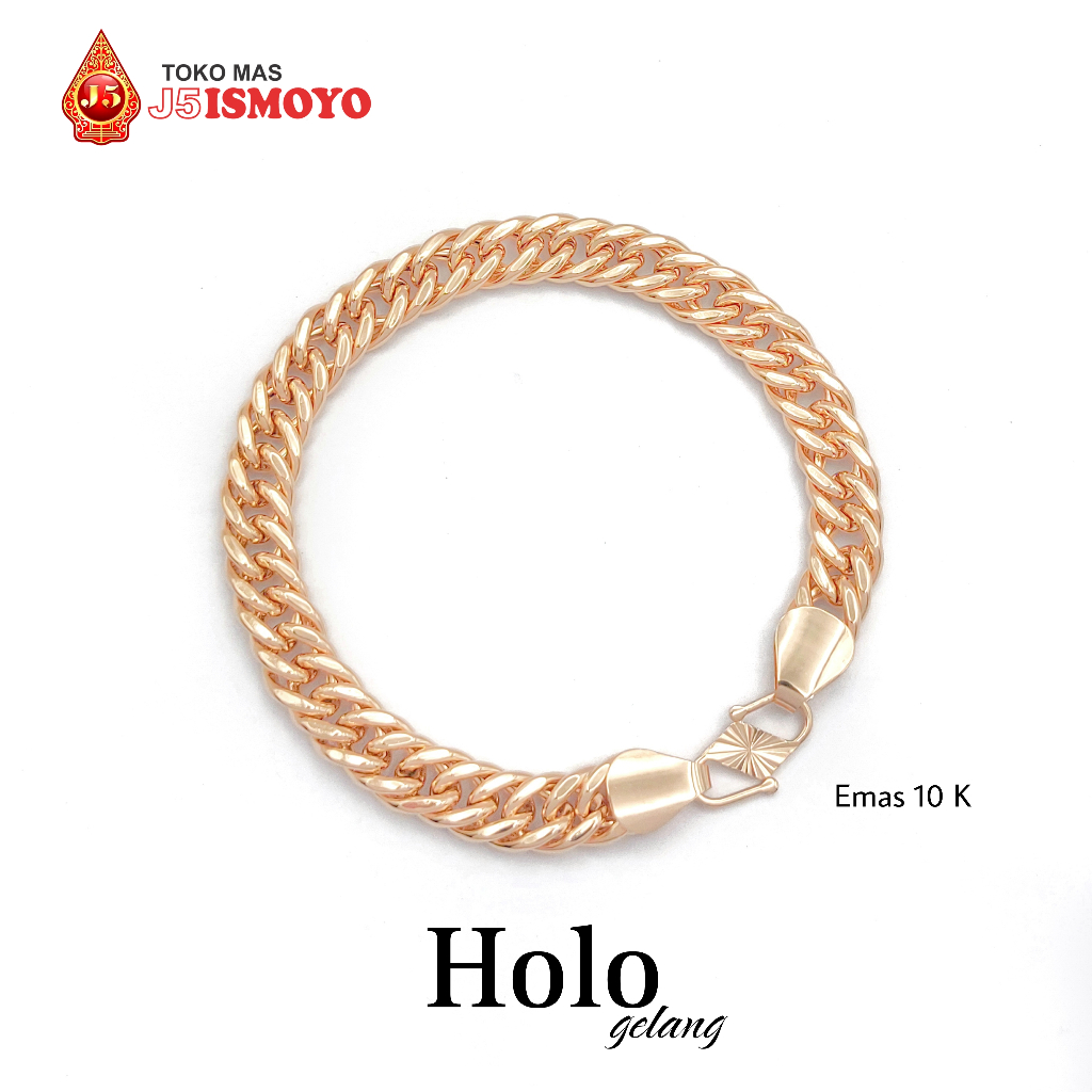Jual Gelang Emas Rantai Polos Wanita / PRIA Rantai Holo Polos | Shopee ...