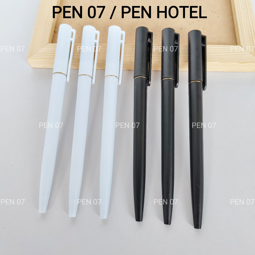 Jual Pen 07 / Pen Hotel / Pulpen Plastik Souvenir/ Pen Plastik / Pulpen ...