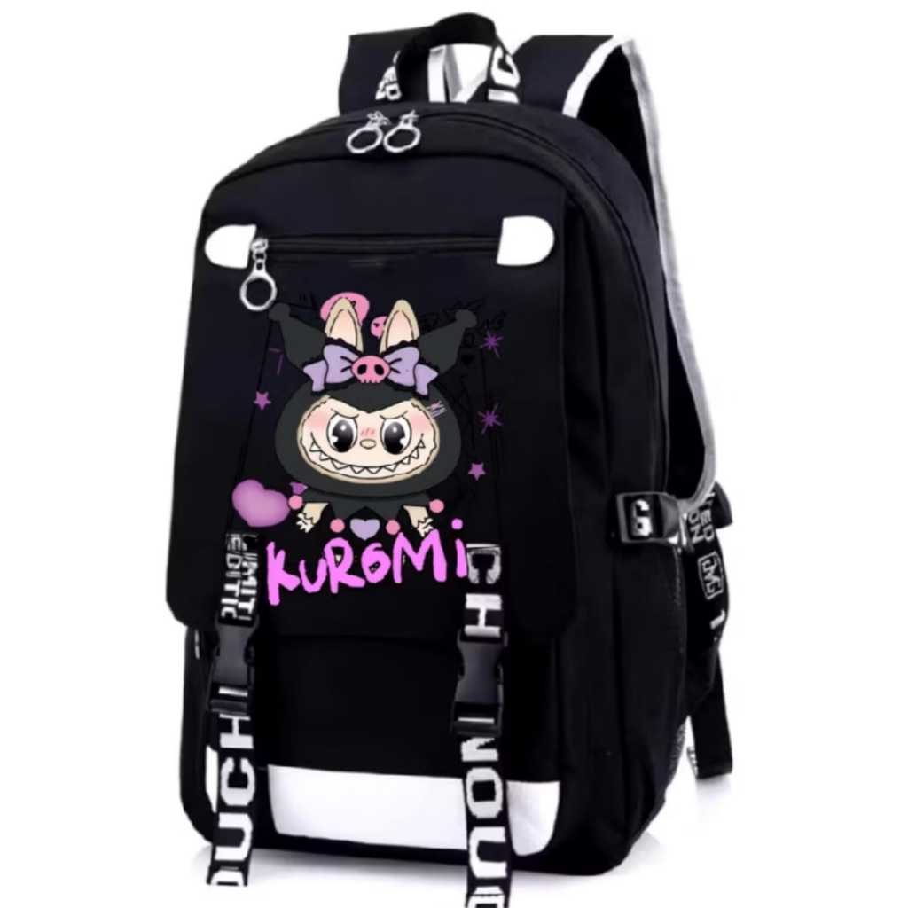 Jual TAS RANSEL KUROMI TERBARU TAS PEREMPUAN SD SMP SMA TAS KUROMI TERBARU | Shopee Indonesia