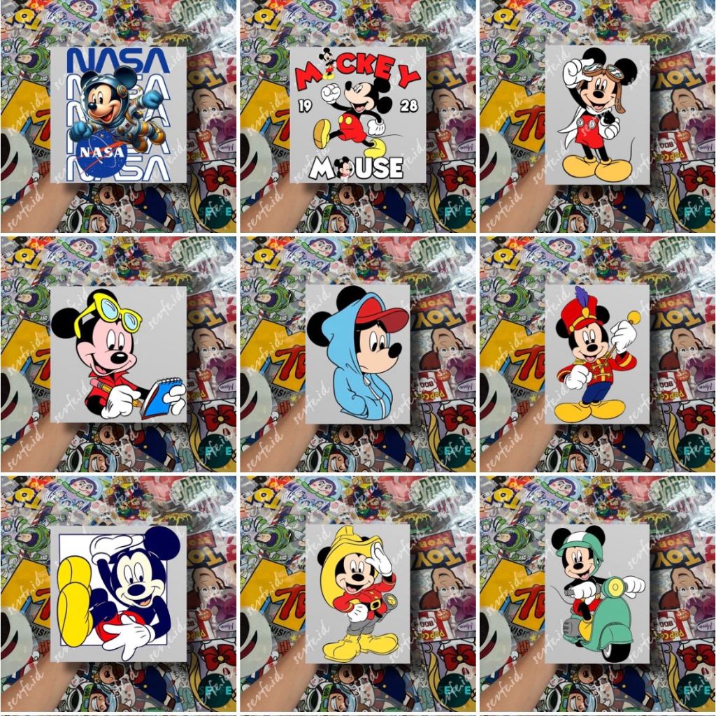 Jual Stiker Sablon Setrika Sablon MICKEY MOUSE | Shopee Indonesia
