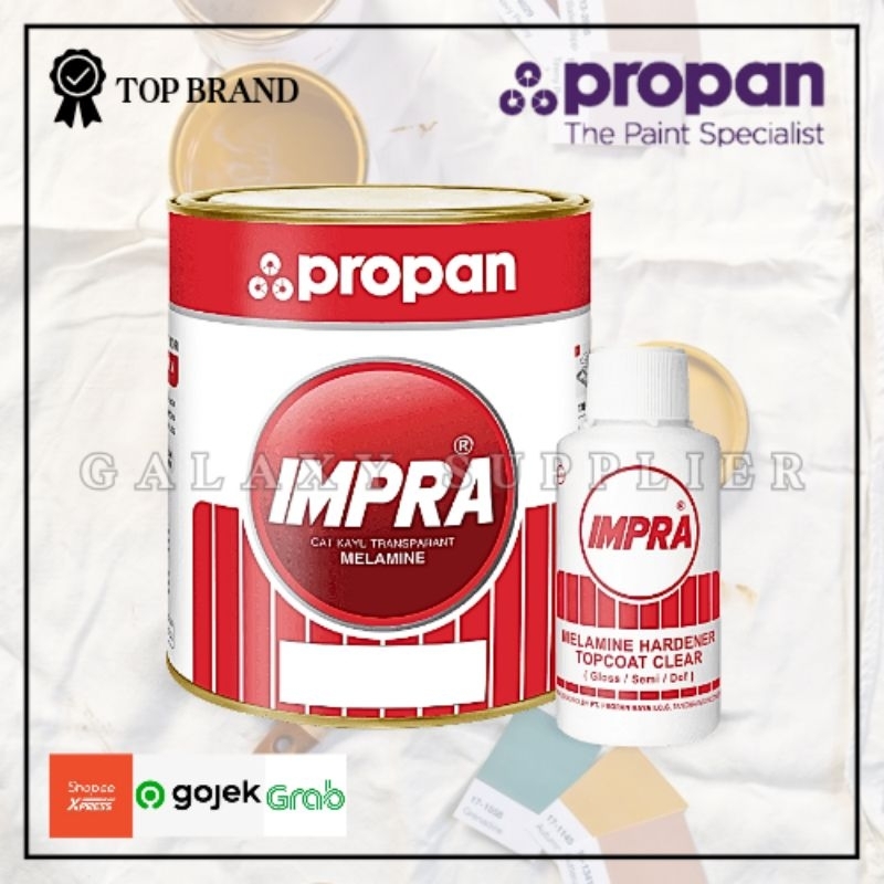Jual [ORIGINAL] PROPAN IMPRA - MELAMINE CAT KAYU TRANSPARANT 5 LITER ...