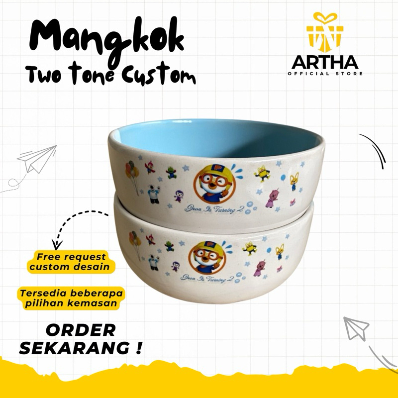 Jual MANGKOK TWO TONE CUSTOM MURAH | HAMPERS MANGKOK CUSTOM | GIFT ...