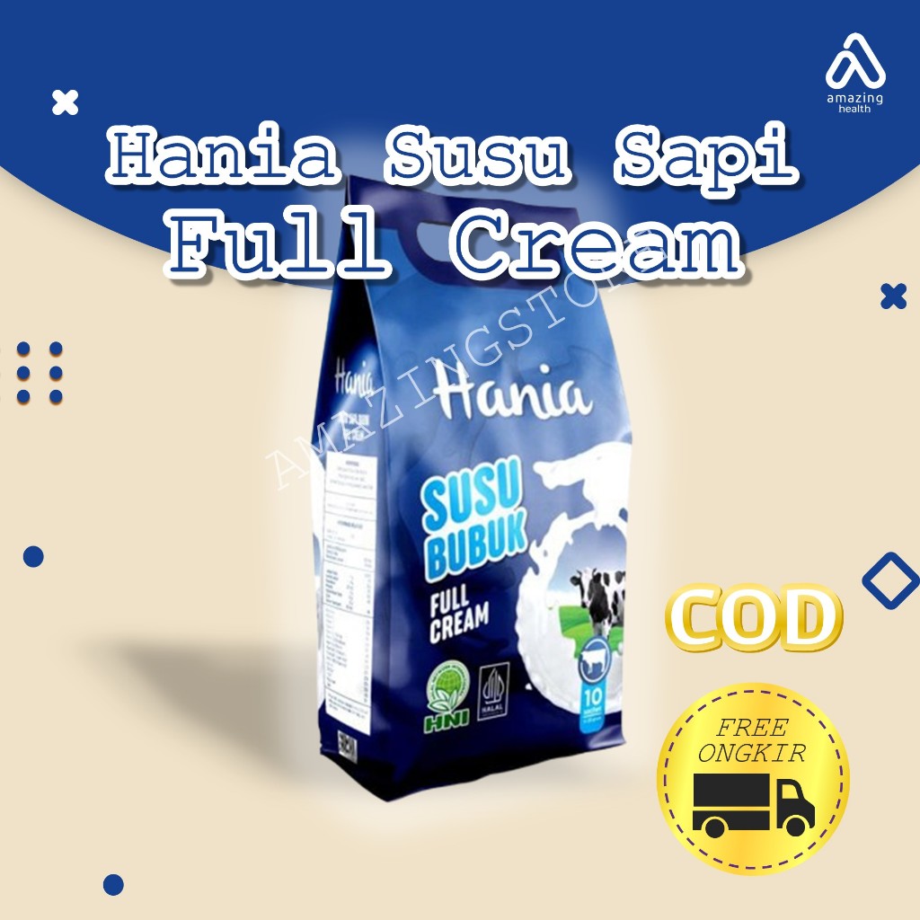 Jual HANIA SUSU SAPI BUBUK FULL CREAM HNI-HPAI ORIGINAL | Shopee Indonesia
