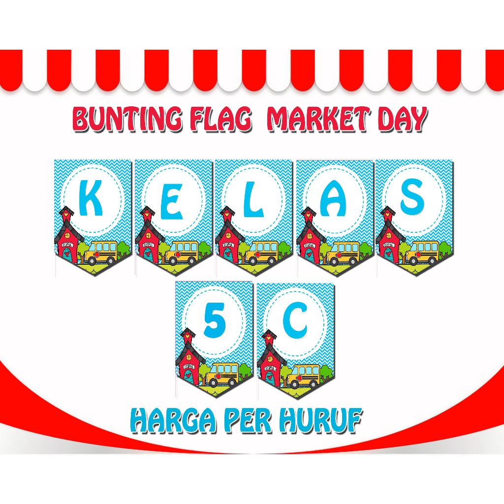 Jual REQUEST TULISAN BANNER TULISAN MARKET DAY SELAMAT DATANG WELCOME ...