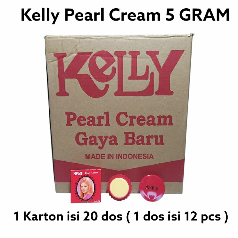 Jual GROSIR Kelly Pearl Cream Kecil 5 gram ASLI ORIGINAL 100% ...
