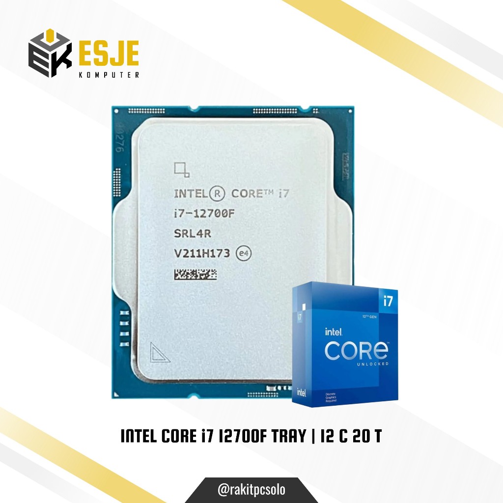 Jual INTEL CORE i7 12700F | GEN 12 LGA 1700 TRAY | Shopee Indonesia