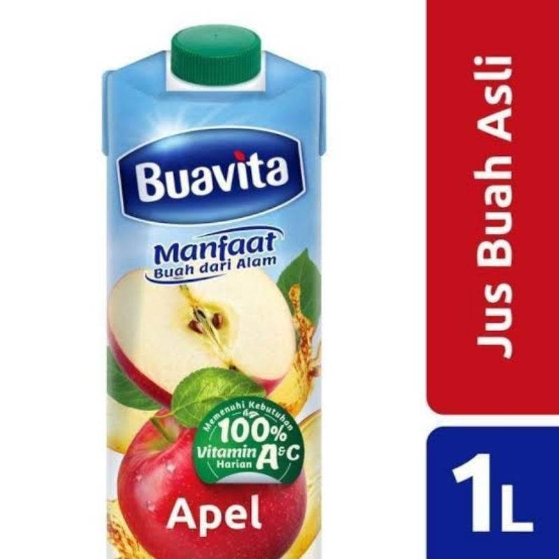 Jual Buavita Kemasan 1L / 1000 ML ( Varian Rasa Jeruk, Mangga, Apel ...