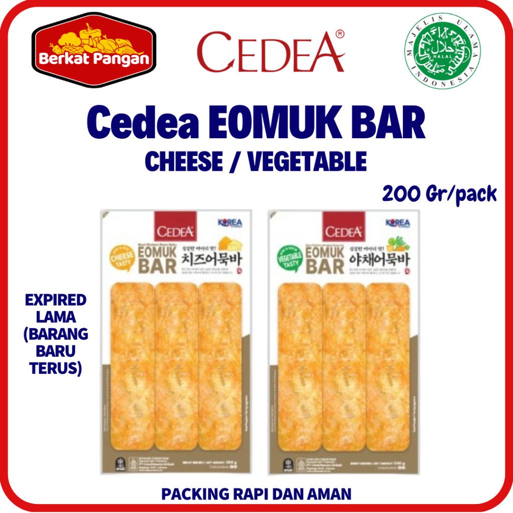 Jual Cedea Eomuk Bar Cheese / Eomuk Bar Vegetable 200gr | Shopee Indonesia