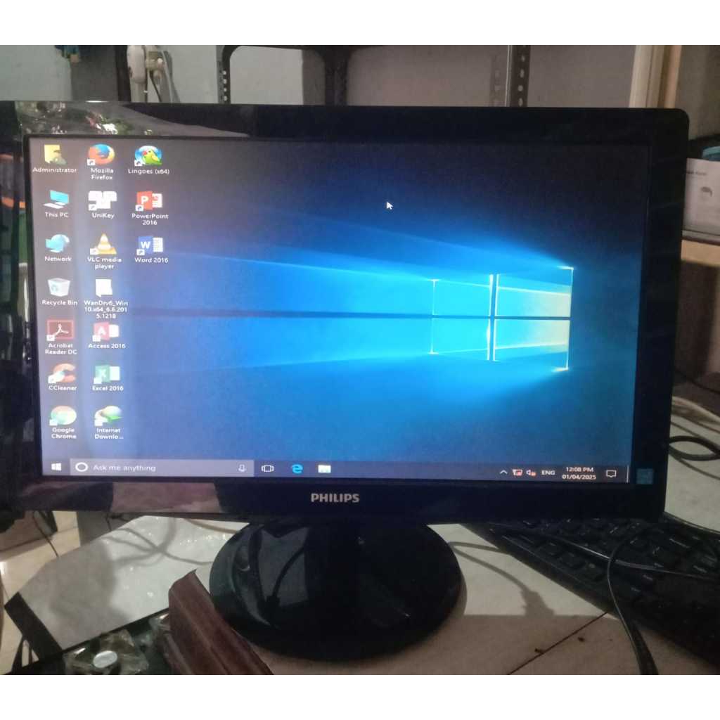Jual led monitor philips 206v3l kondisi minus layar berembun putih dan ...
