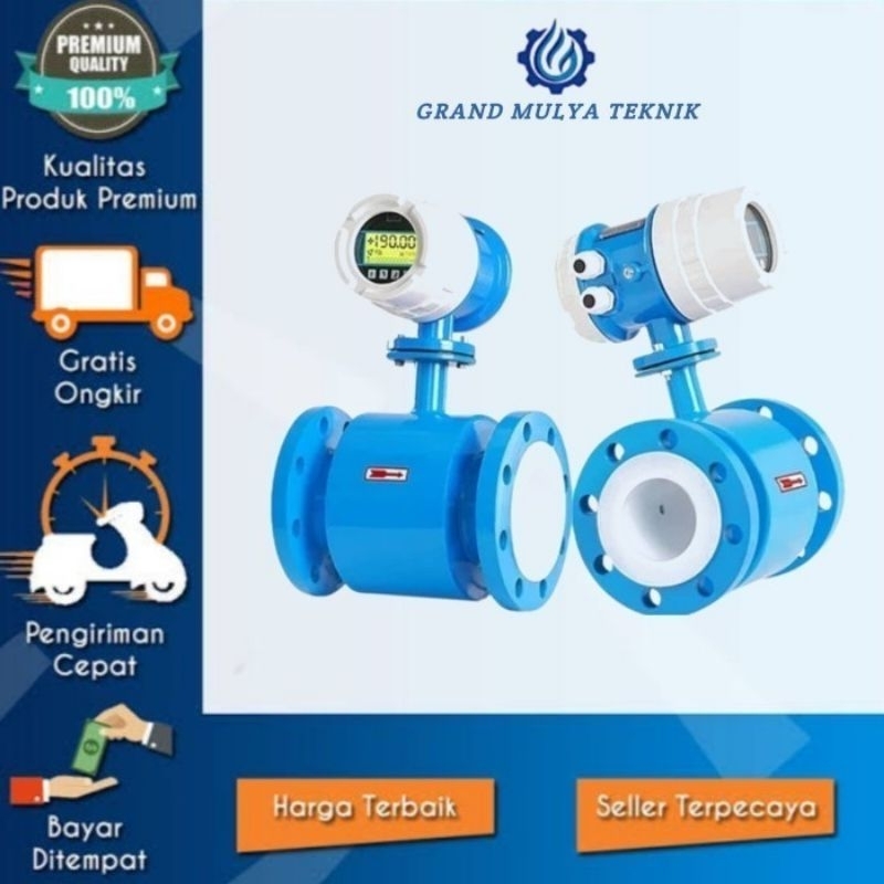 Jual Flowmeter Electromagnetic Digital 1inch DN 25 Flow Meter 1"inch ...