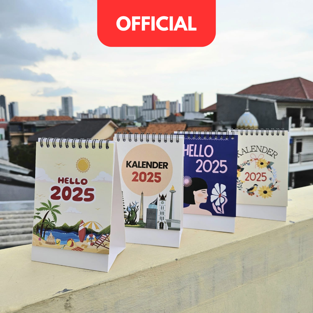 Jual KALENDER 2025 / KALENDER A6 VERTIKAL / KALENDER MEJA AESTHETIC ...