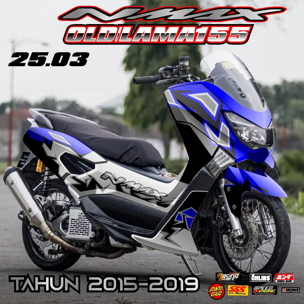 Jual COD DECAL TERBARU NMAX OLD FULL BODY NEW NMAX TAHUN 2015-2019 ...