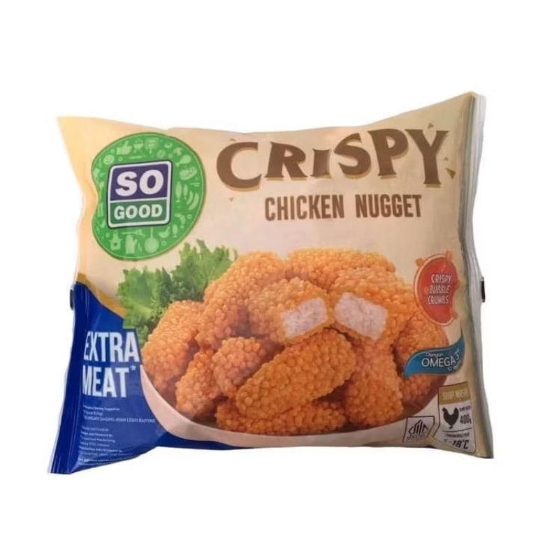 Jual so good crispy chicken nugget 400gram | Shopee Indonesia