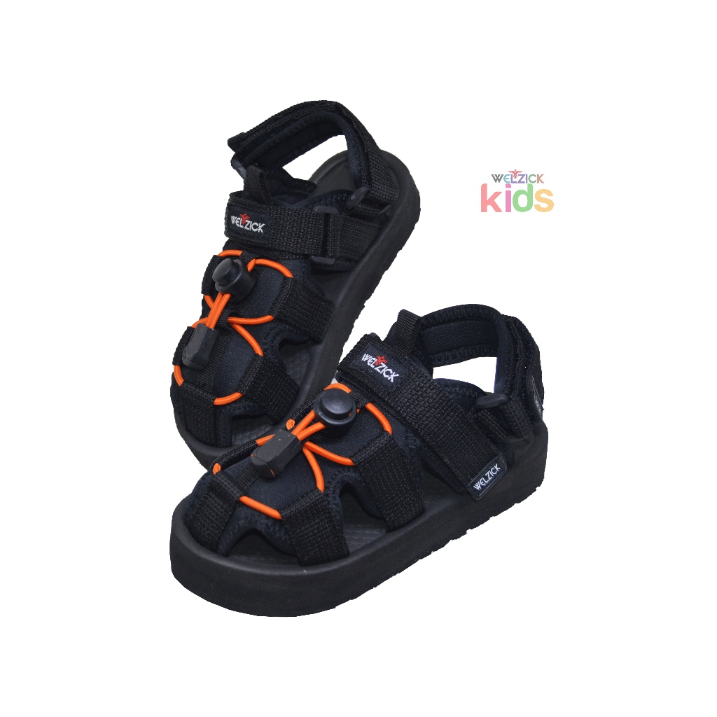 Jual Welzick - Elbrus Kids Black Sandal Gunung Anak Bayi Laki-Laki ...