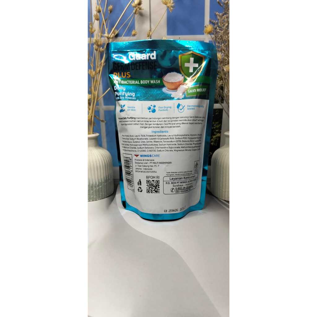 Jual Proguard Sabun Mandi Cair Anti Bakteri Daily Purifiying Pouch 410 ...