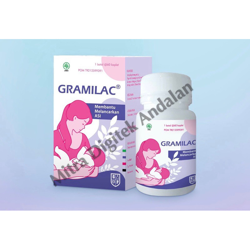 Jual Gramilac Pelancar Asi / Asi Booster [ 1 botol isi 60 kaplet ...