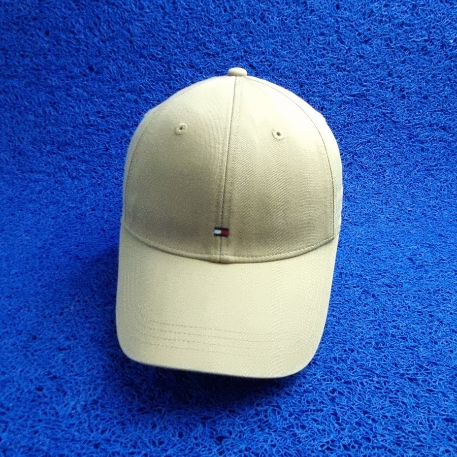 Jual topi Tommy hilfiger cream second original | Shopee Indonesia