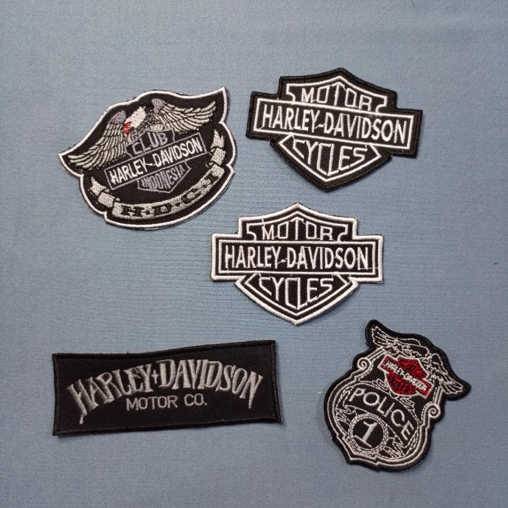 Jual Patch Bordir Jahit Patch Harley Davidson Motor | Shopee Indonesia