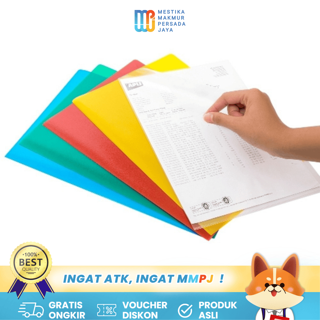 Jual Bantex Letter File Tempat Dokumen Berkas Ukuran A4 0,11mm Plastik ...