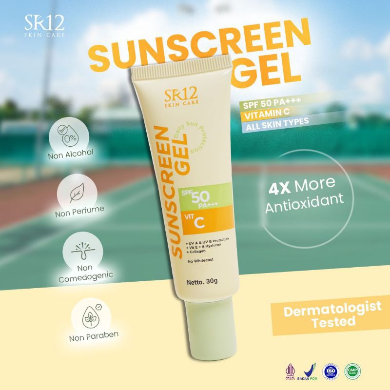 Jual SR12 SUNSCREEN GEL SPF50PA+++ 30g | Shopee Indonesia