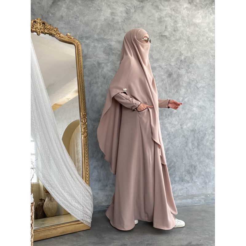 Jual safa edisi halal series ABAYA set bahan arabian UV po sesuai ...