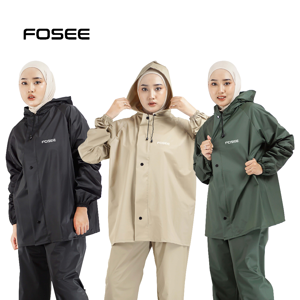 Jual Jas Hujan Anti Rembes Raincoat Mantel Pria Wanita Dewasa Bahan PVC ...