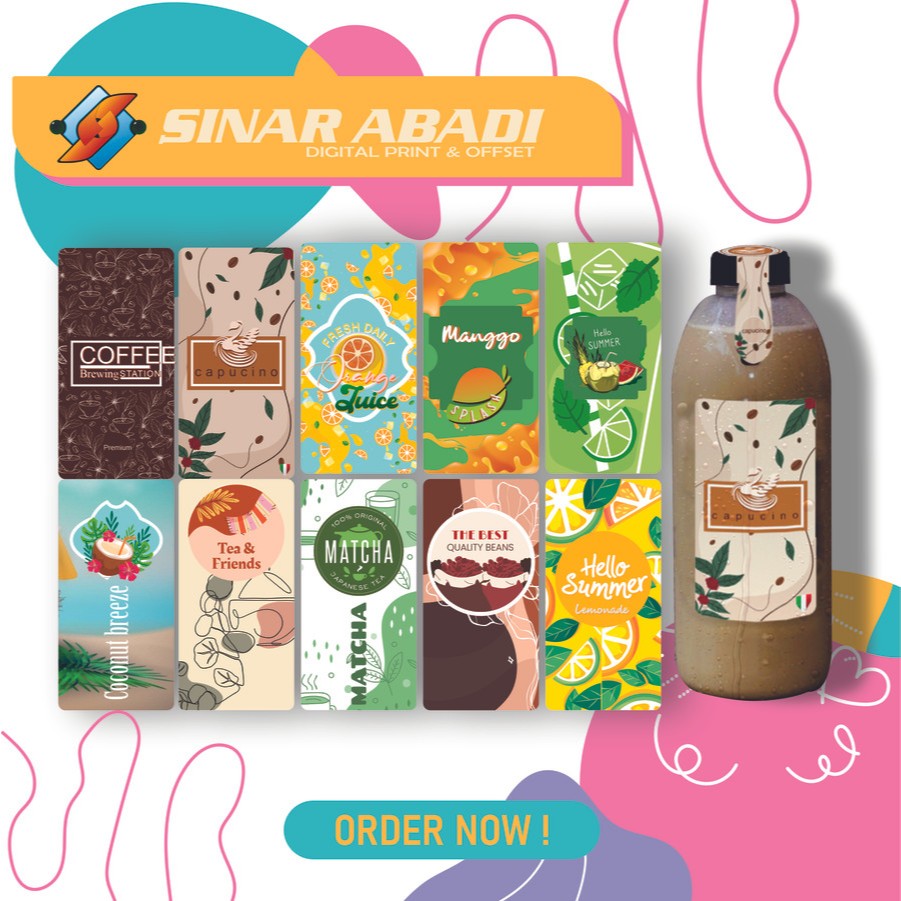 Jual STICKER KEMASAN MINUMAN / STICKER KEMASAN BOTOL / STICKER KEMASAN ...