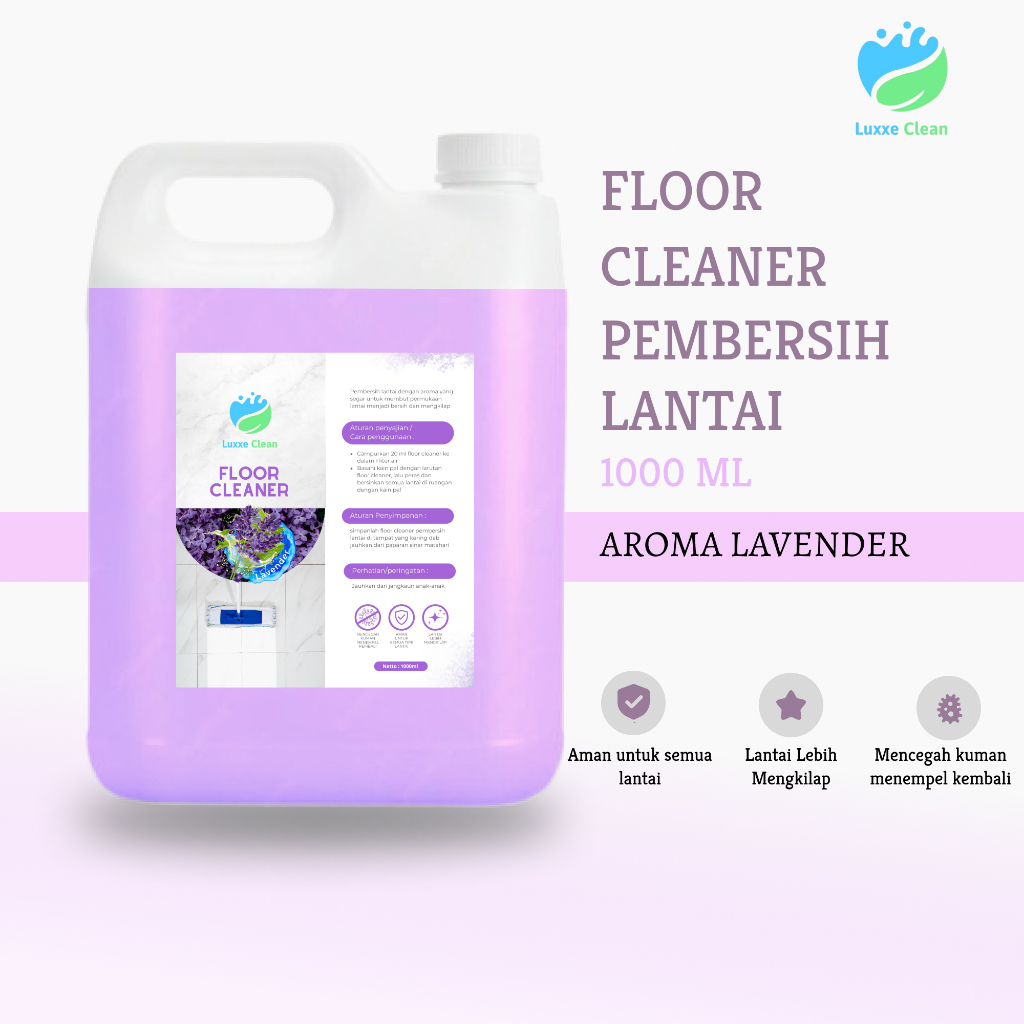 Jual Luxxe Clean Floor Cleaner Pembersih Lantai Antibacterial Sabun Pel ...